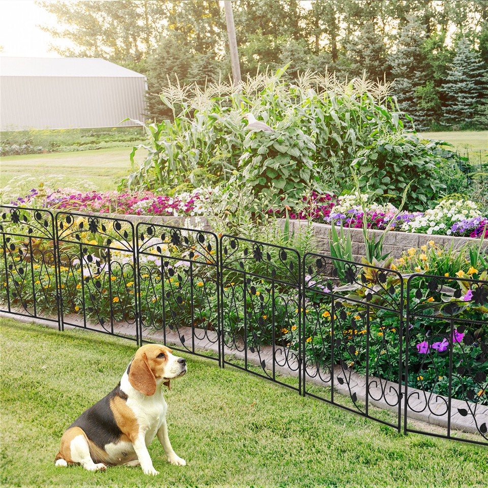 5PCS Garden Fence Outside Decorative Fences Small Animal Barriers Easy ...