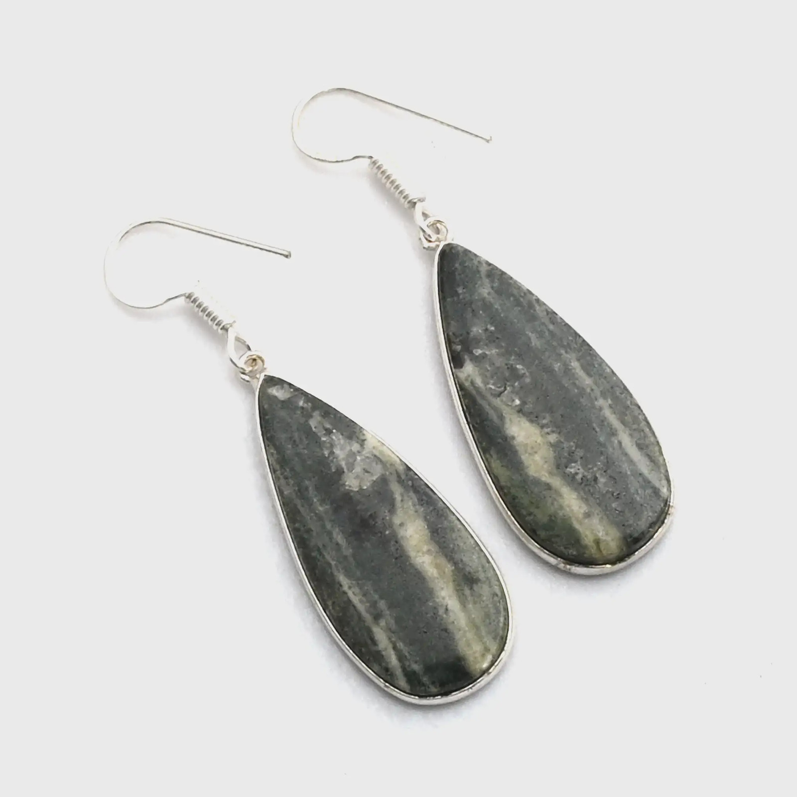 Jasper Gemstone Handmade Drop Dangle Earrings Jewelry 2" AE-14568 | eBay