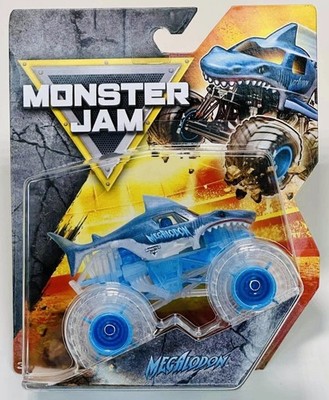 2025 SPIN MASTER SERIES #01 MONSTER JAM ~ MEGALODON ~ BLUE / CLEAR ...