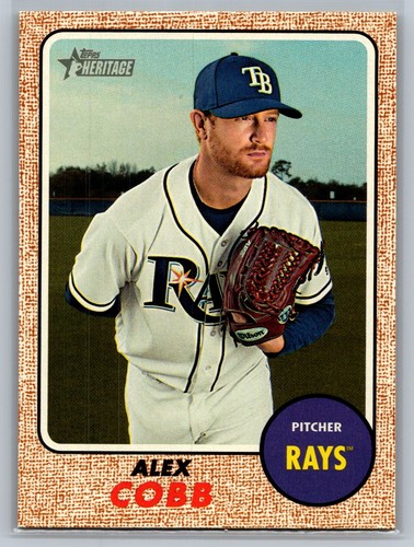2017 Topps Heritage High Number - Alex Cobb #704 SP | eBay
