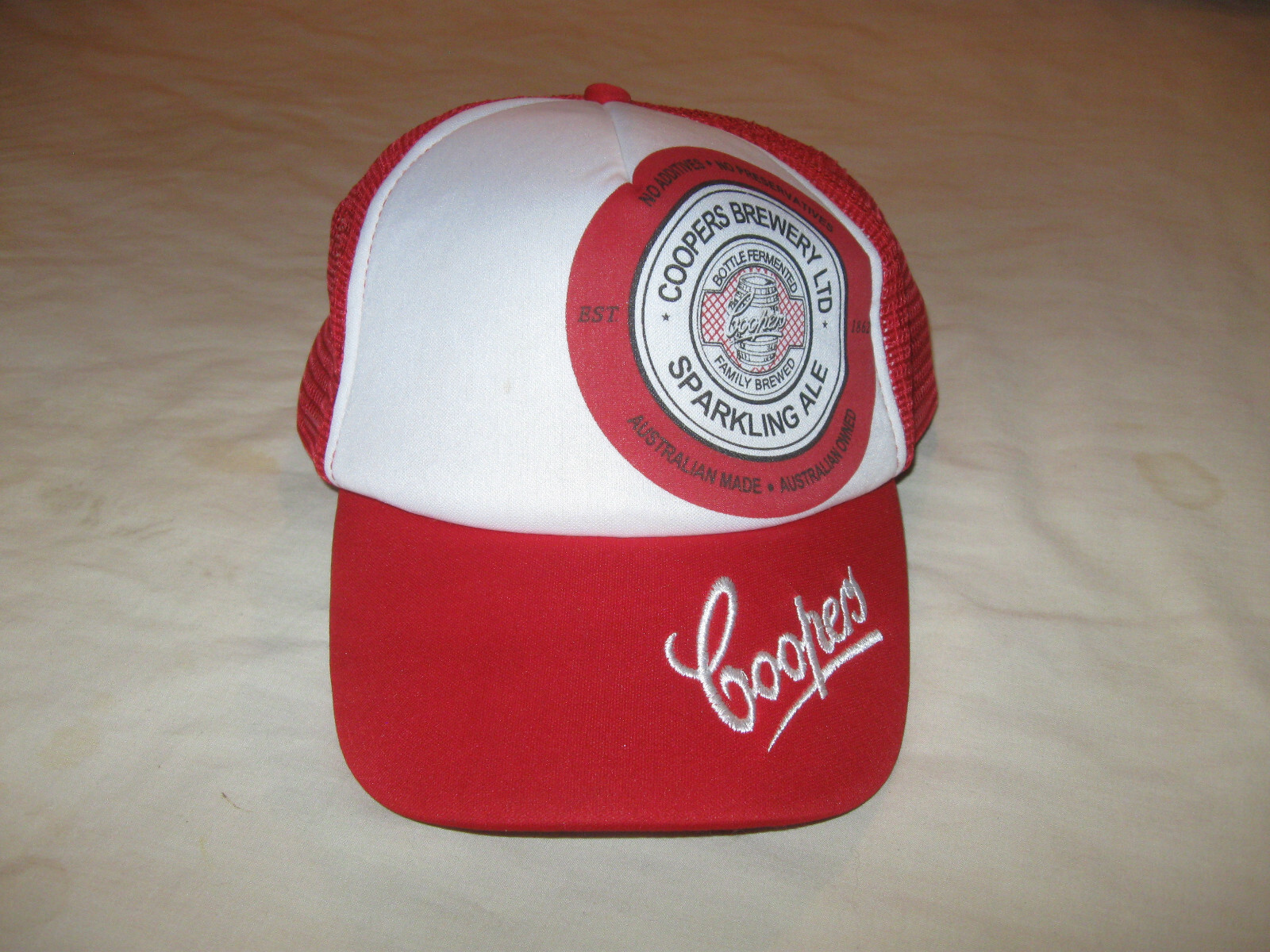 Coopers Brewery Sparkling Ale Australian Beer Hat Cap… - Gem