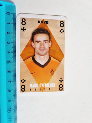 Marc Overmars Knvb Card Rare Cards from Game Holland Original New ...
