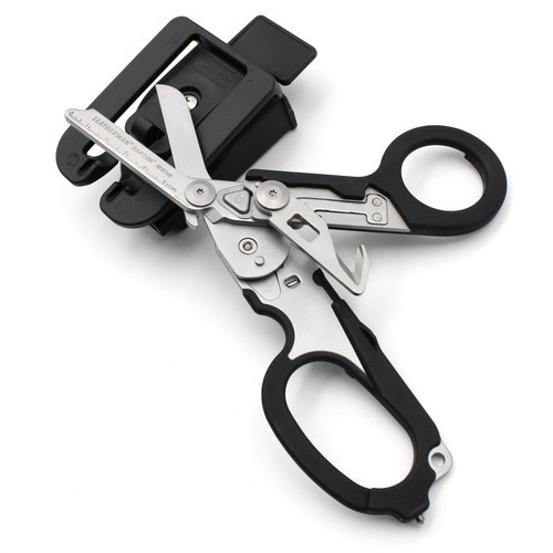 Leatherman Raptor Black - First Responder Folding Medical Shears MOLLE ...