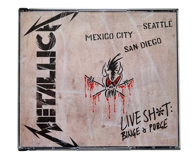 CD Album Metallica Live Shit Binge & Purge 3 x CDs 2 x DVDs 2003 RARE ...
