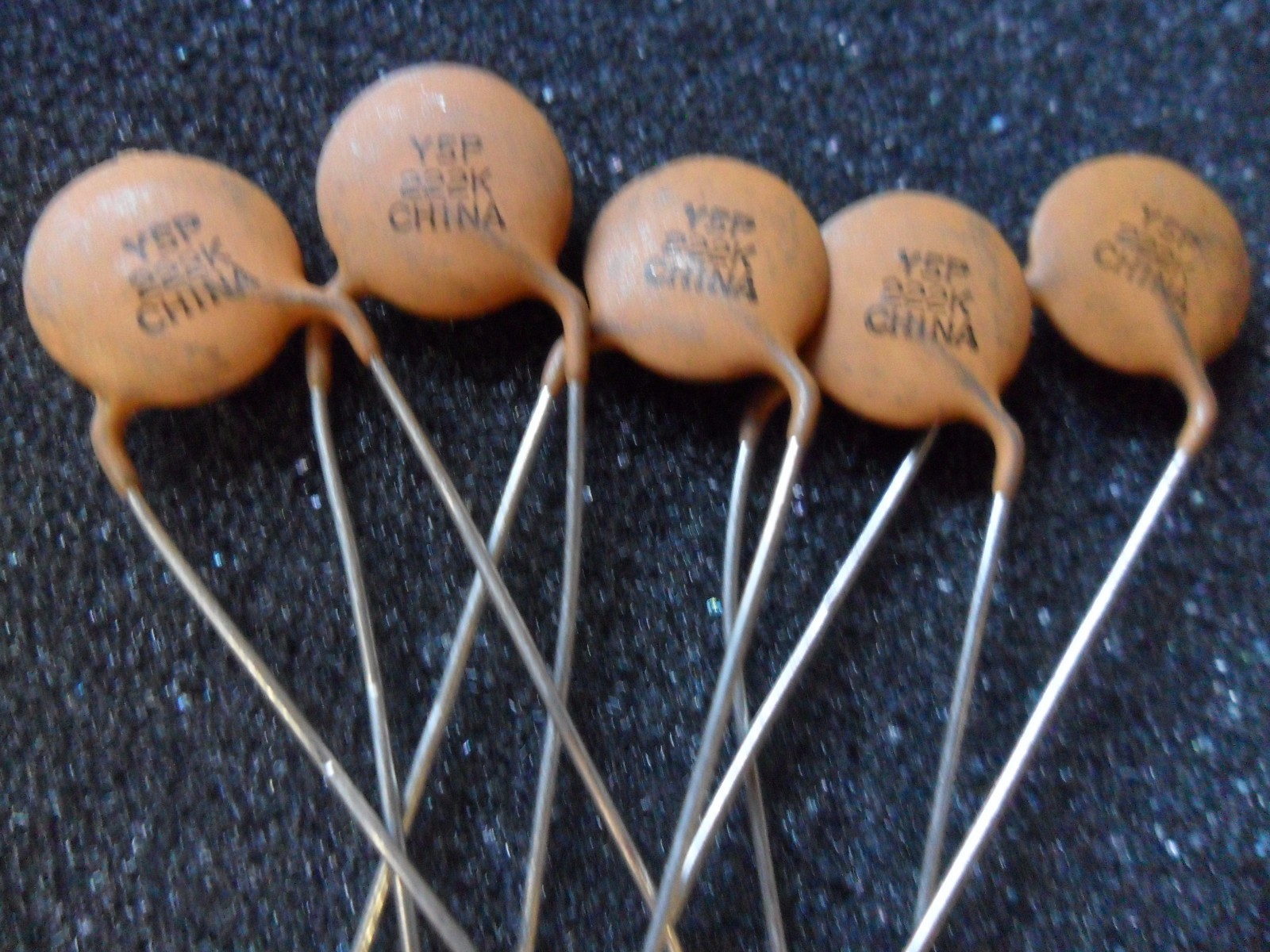 2200PF 500V CLASS 3 Y5V CAPACITOR CERAMIC DISCD222K39Y5PLABEC (5 PER ...