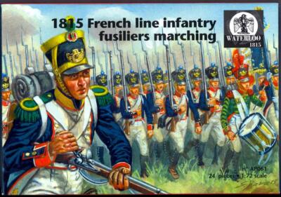 Waterloo 1815 Miniatures 1/72 1815 FRENCH LINE INFANTRY FUSILIERS ...