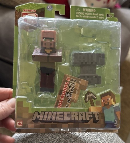 Minecraft Overworld Series 2 Villager Blacksmith 3 inch Figure Fully ...