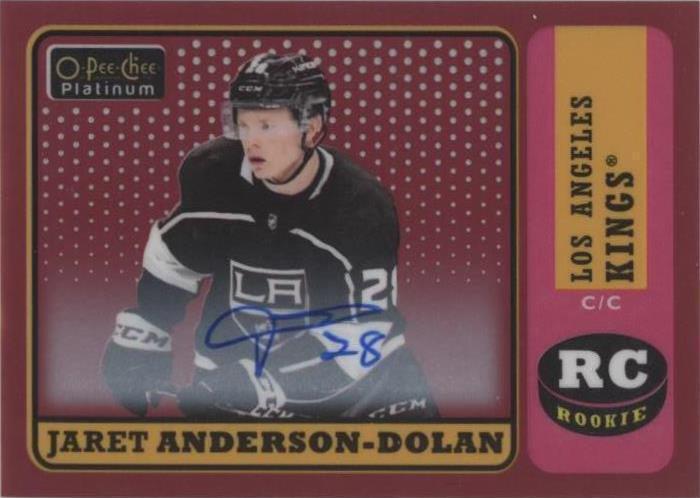2018-19 O-Pee-Chee Platinum - Retro Jaret Anderson-Dolan #R-91 Red ...