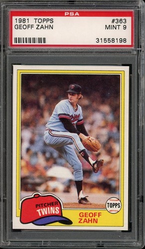 1981 Topps Baseball #363 Geoff Zahn PSA 9 | eBay