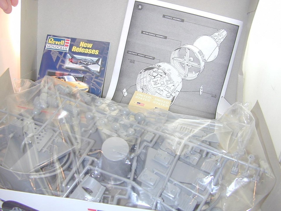 2000 Revell Gemini Space Capsule Model Kit 1:24 H-1835 COMPLETE | eBay