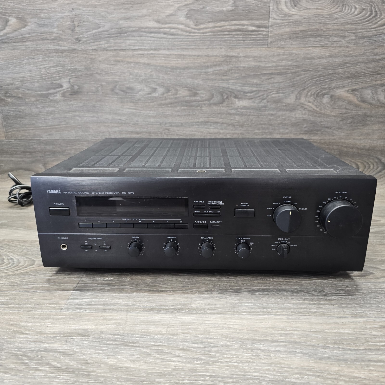 Yamaha RX-570 Natural Sound Home Stereo Receiver READ Tuner 2-channel ...