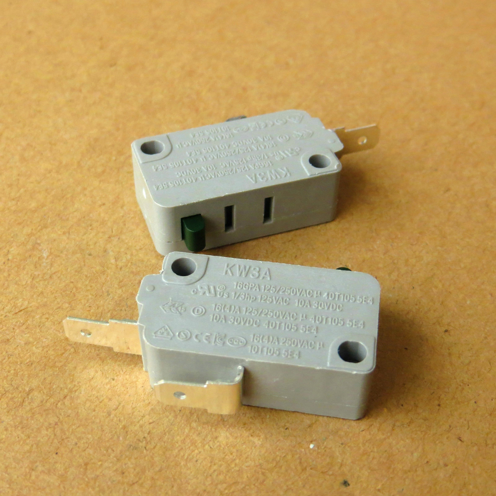 2 KW3A Normally Open Microwave Oven Door Micro Switch for sale online ...