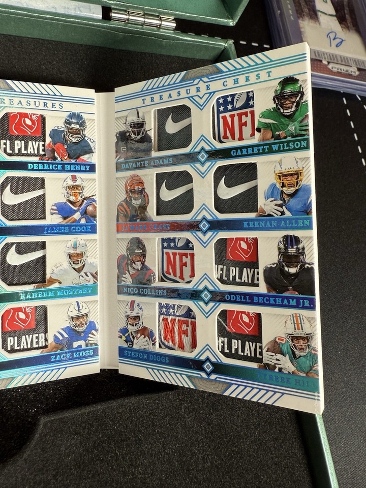 2023 National Treasures NFL Shield Logo Treasure Chest Shields 1/1 ...