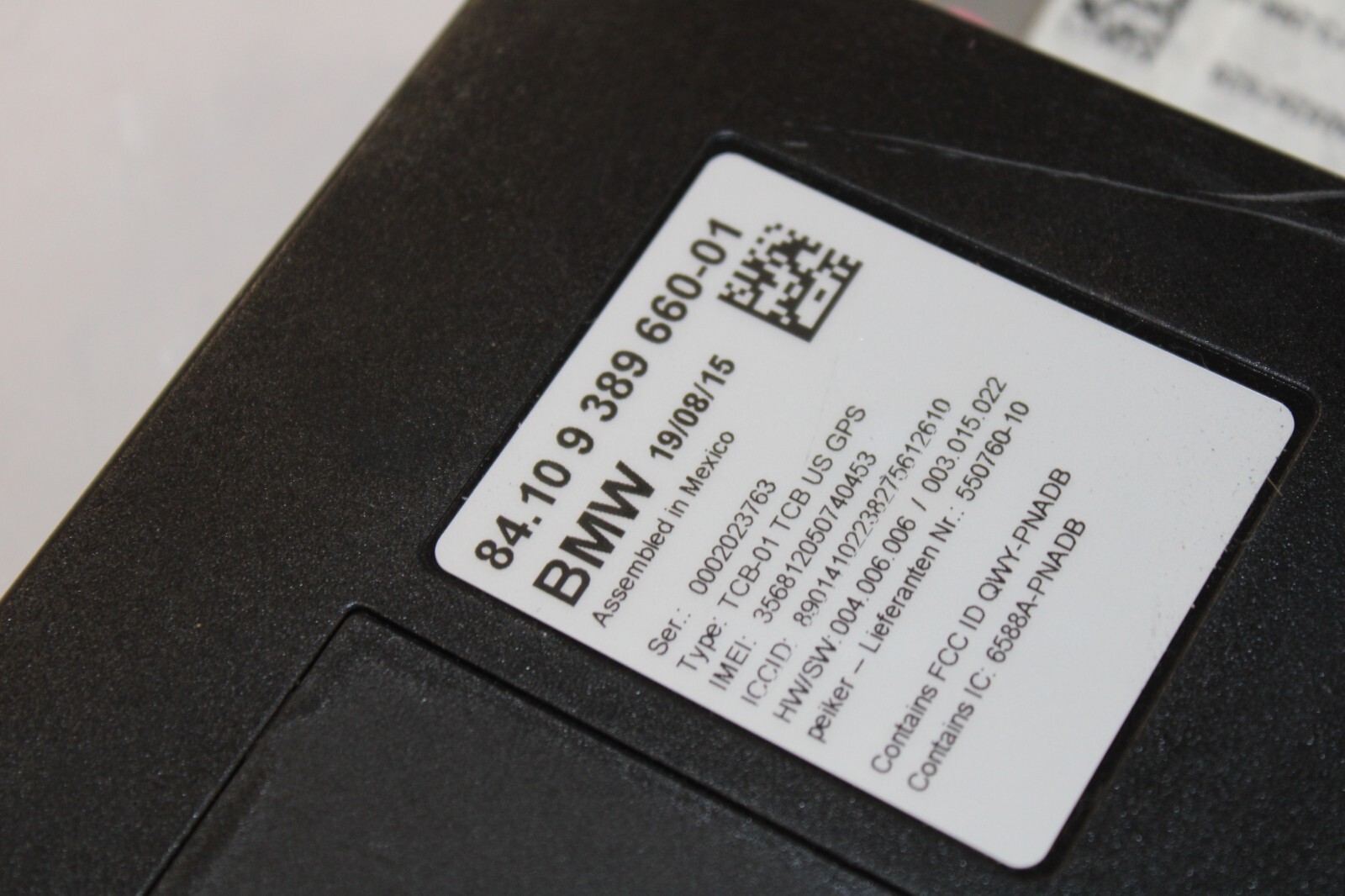 TCB Telematics Control Unit GPS BMW OEM F36 F32 F30 F22 335i 328i 435i ...