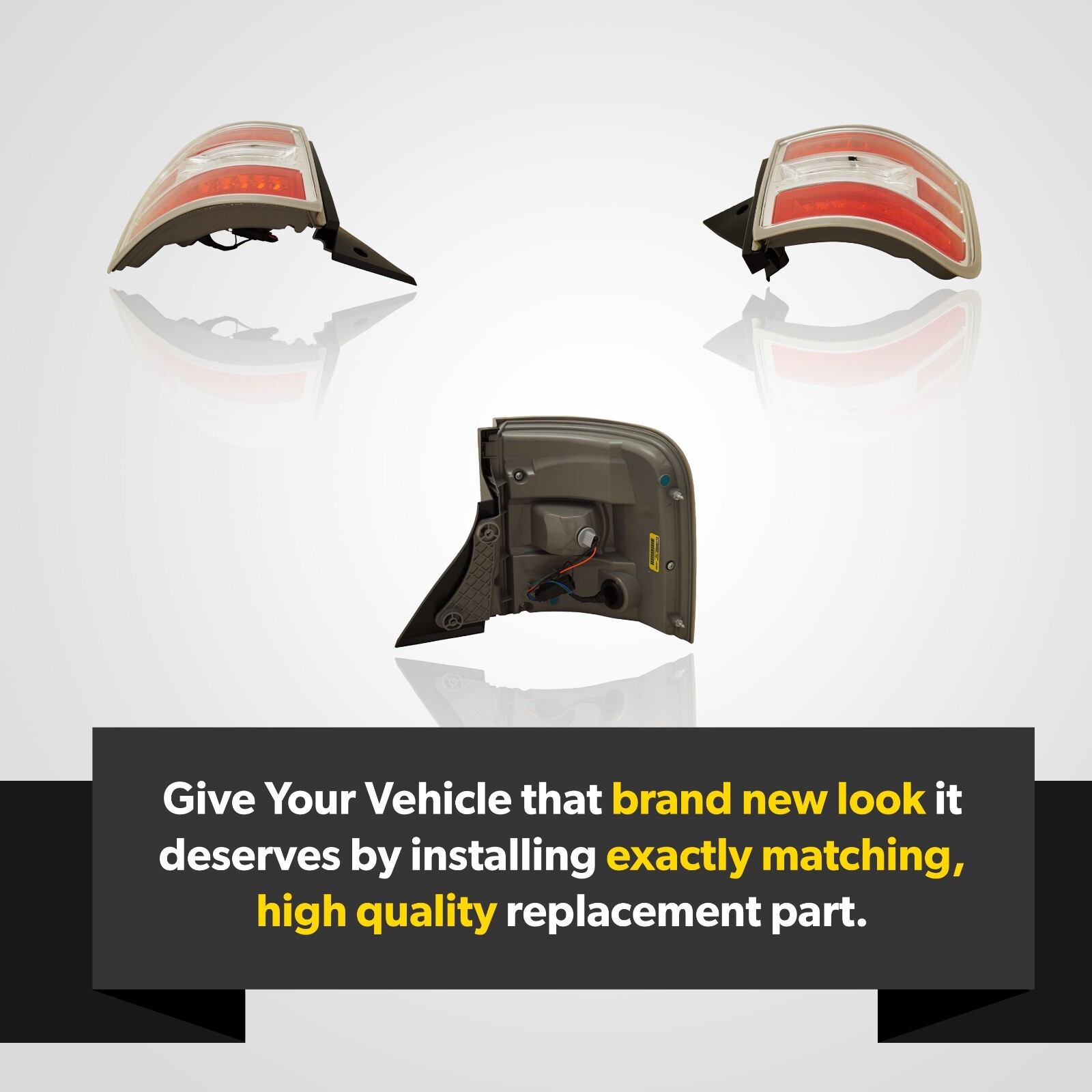 For 2012-2019 Ford Flex Tail Light Brake Lamp With New Bulb Certified ...