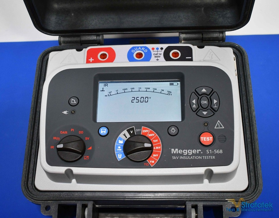 Megger S1-568 5kV Insulation Resistance Tester Megohmmeter NIST ...