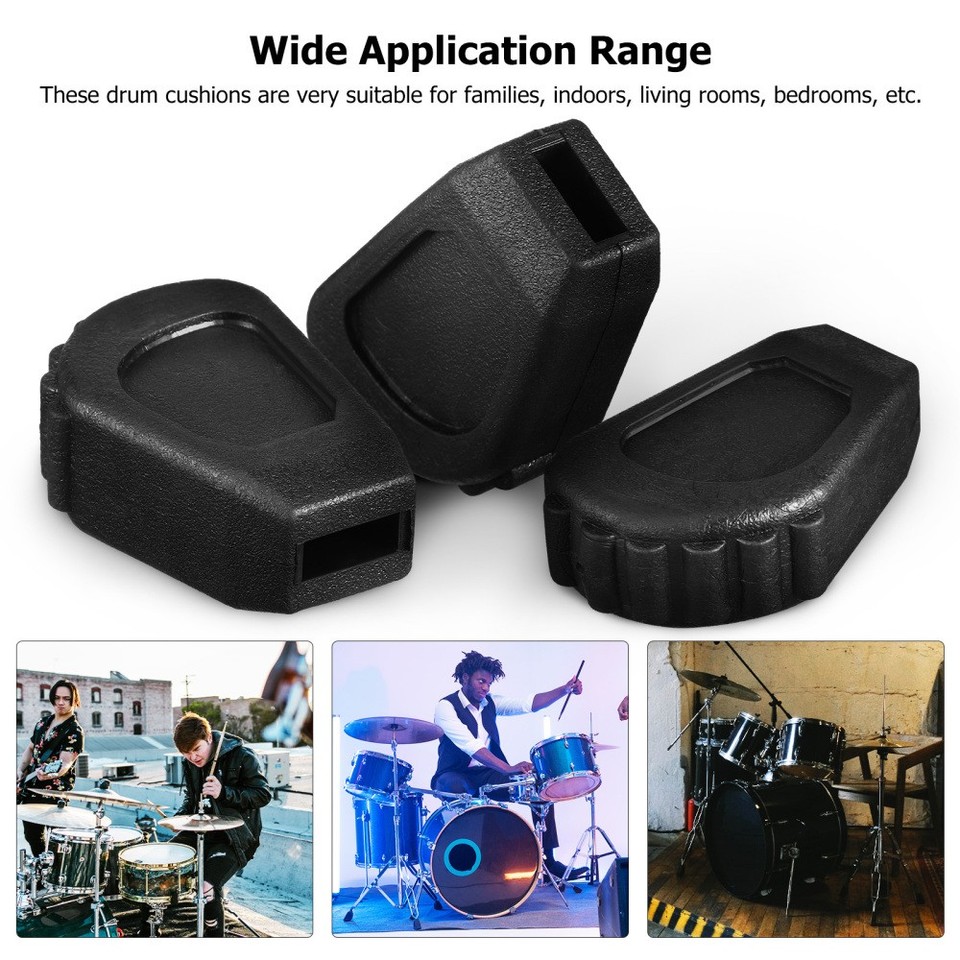 6 Pcs Floor Protector Pads Drum Stool Leg Tips Rubber Feet Protectors ...