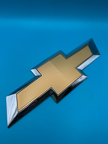 OEM 2014 - 2019 CHEVY SILVERADO TAILGATE EMBLEM GOLD BOW TIE 22786435 ...