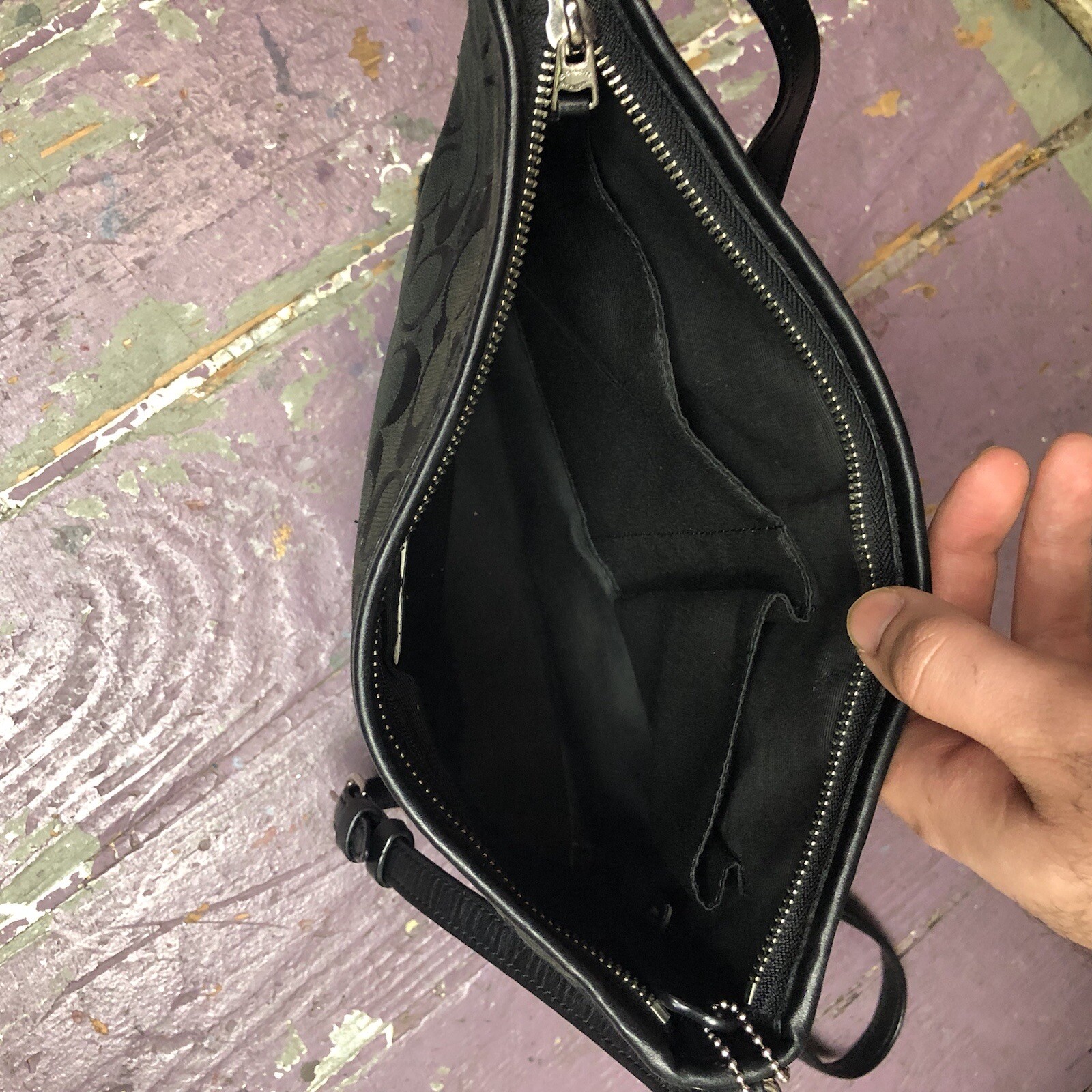 Coach Monogram Logo Crossbody Purse Shoulder Bag Pre … - Gem