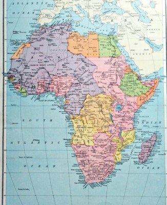 Pre-1900 - Map Of South Africa - 4