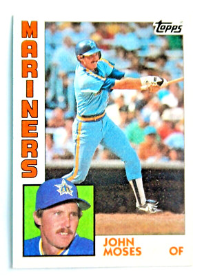 John Moses #517 Topps 1984 Baseball Card (Seattle Mariners)* | eBay