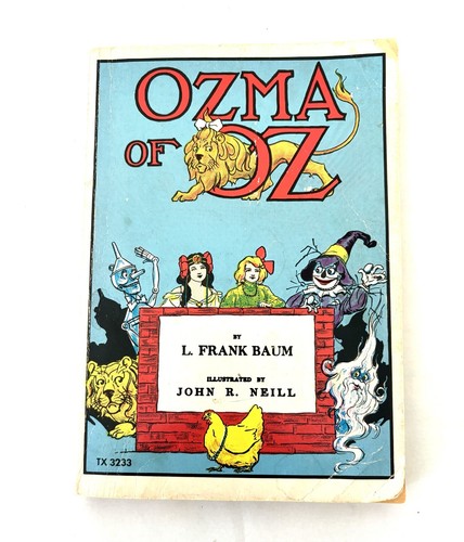 "OZMA of OZ" by L. Frank Baum illust. by John R. Niell, paperback, 1975 ...