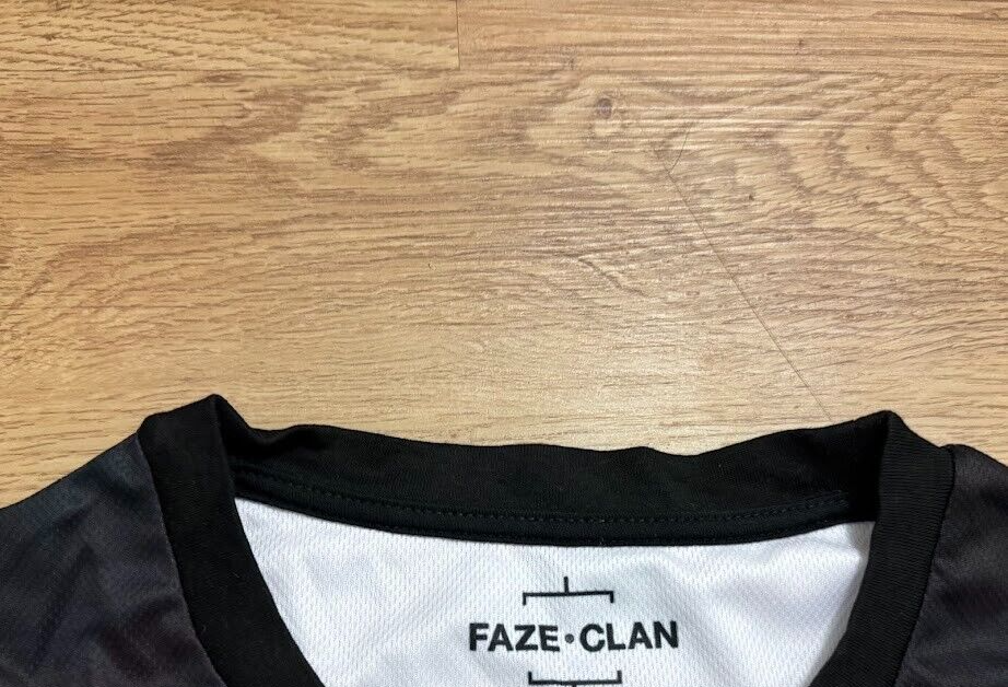 Faze Clan Pro Team Gaming Jersey Red Black Tiger Camo Sz Small | eBay