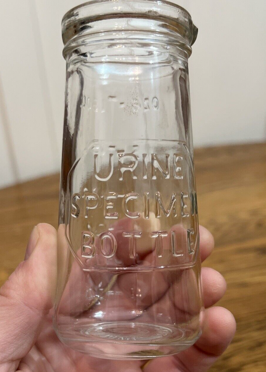RARE ANTIQUE 180cc GLASS URINE SPECIMEN BOTTLE : | eBay