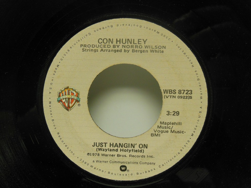 Con Hunley: Been Waiting For You All My Life / Just Hangin On, 45 RPM ...