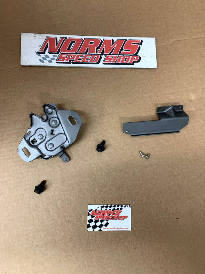 Mopar E Body Primary Hood Latch Release Set 1972 -74 Cuda Barracuda ...