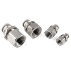 Bulkhead Connector Female Thread Pneumatic Push In Fittings Air Water ...