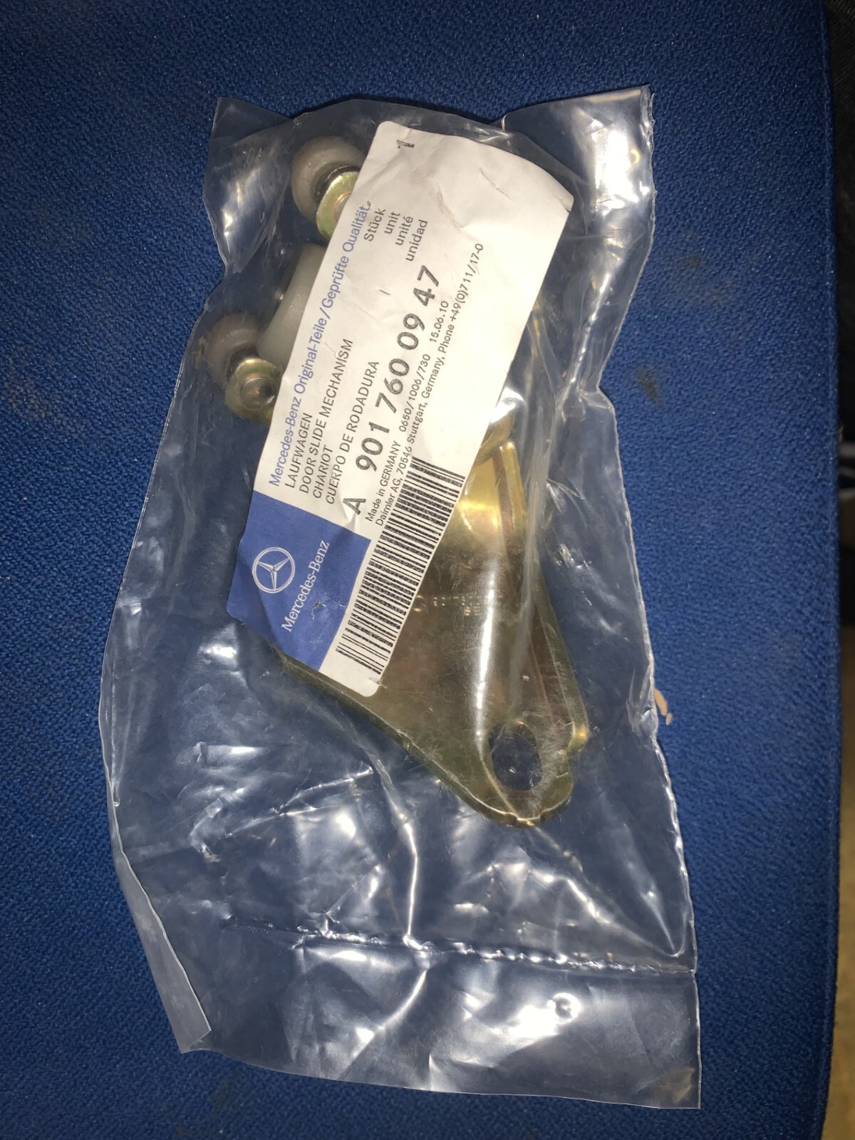 (177) MERCEDES BENZ SPRINTER SLIDING DOOR ROLLER HINGE LEFT SIDE ...