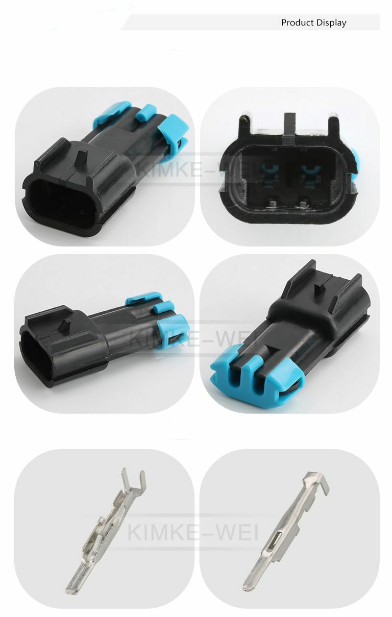 2 Polig Delphi Metri-Pack 280 Auto Kfz Lüfter Steckverbinder Stecker ...