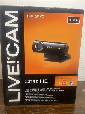 Creative Live! Cam Chat HD Video Calls Webcam Model VF0700 HD 720p | eBay