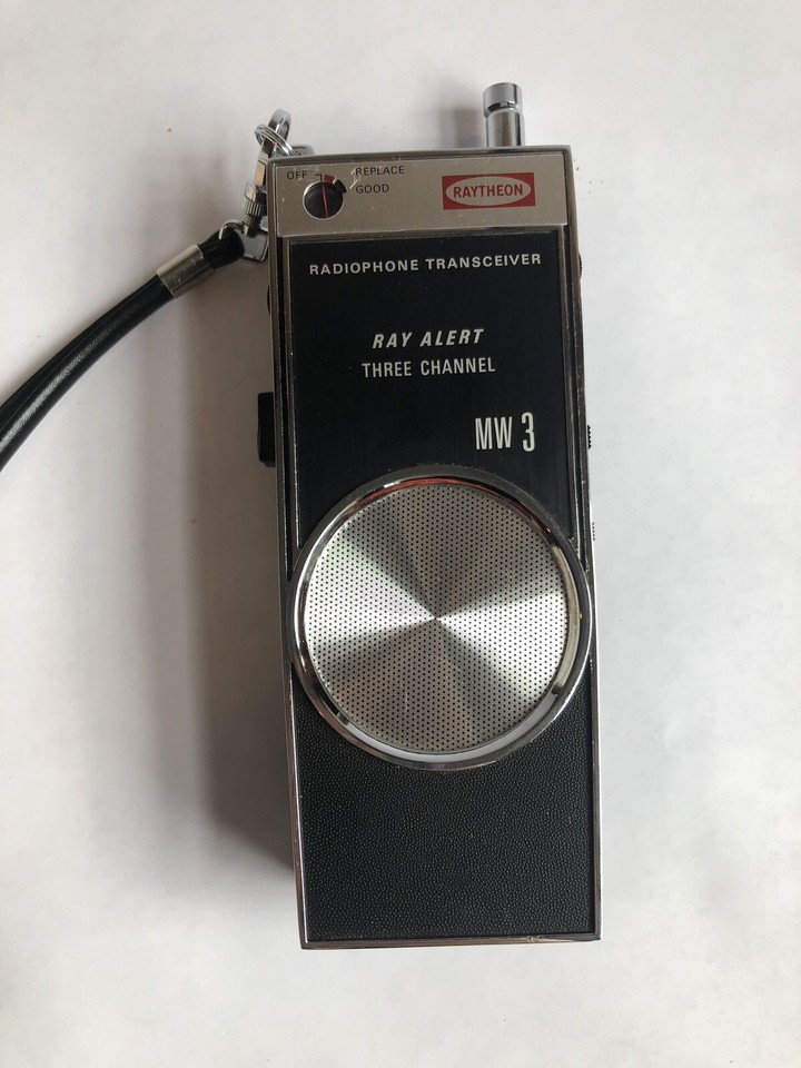 Raytheon MW 3 Three Channel Transceiver 9v Vintage With Box & Original ...
