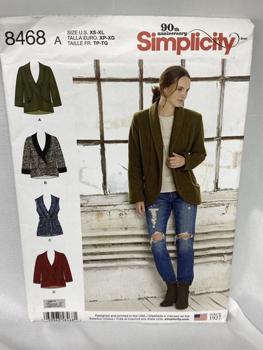 Simplicity Easy-to-Sew Pattern 8468 A Size XS-XL | eBay