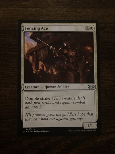 Fencing Ace 015/332 Double Masters MTG Magic the Gathering D7785* | eBay