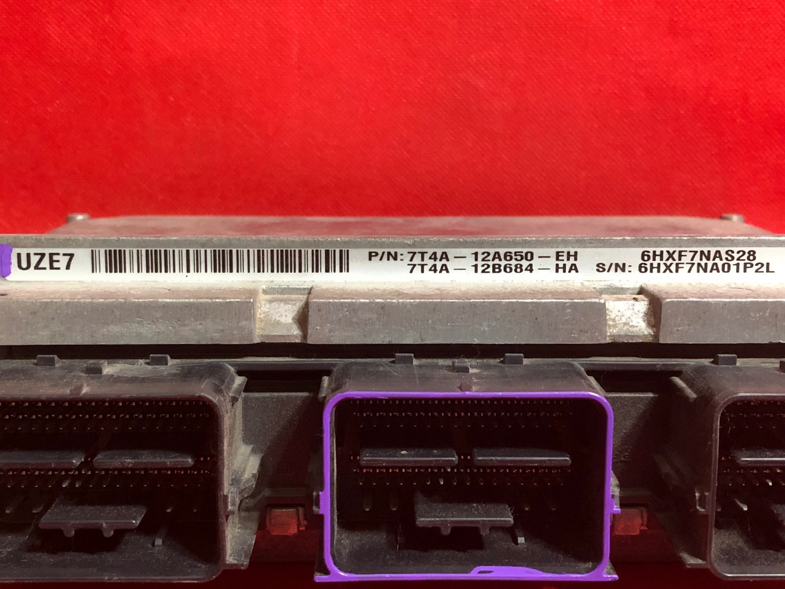 VIN PROGRAMMED 07 FORD EDGE MKX V6 ECU ECM PCM MODULE UZE7 7T4A-12A650 ...