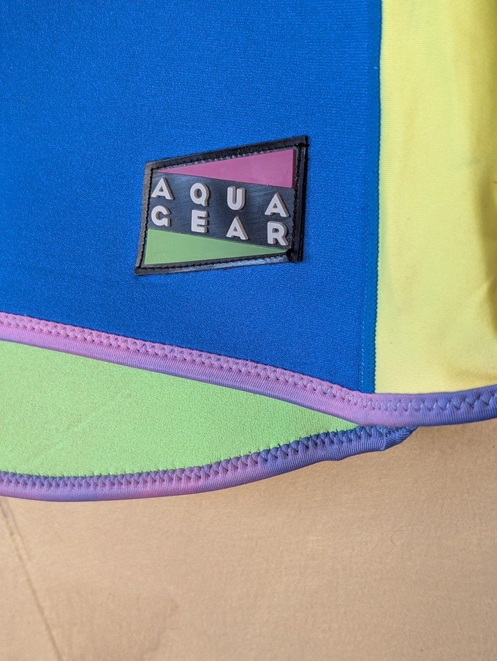 Nike Aqua Gear Wet Suit Top Rash Guard Vtg 90's Mens M Neoprene Ch 32 ...