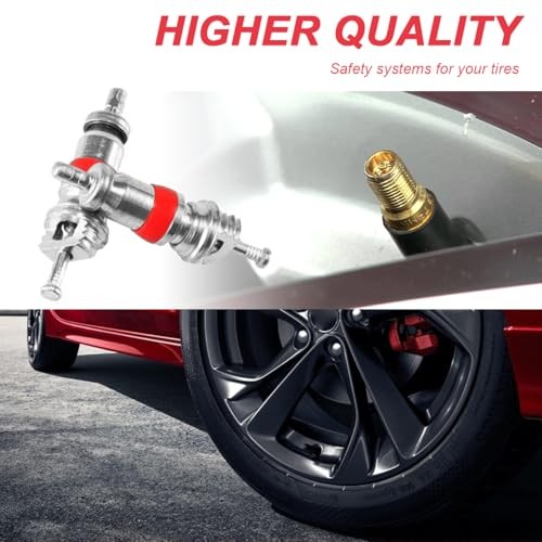 20 PCS Tire Valve Core, Premium TPMS Safe Vehicle Tyre Valve Cores Tool ...