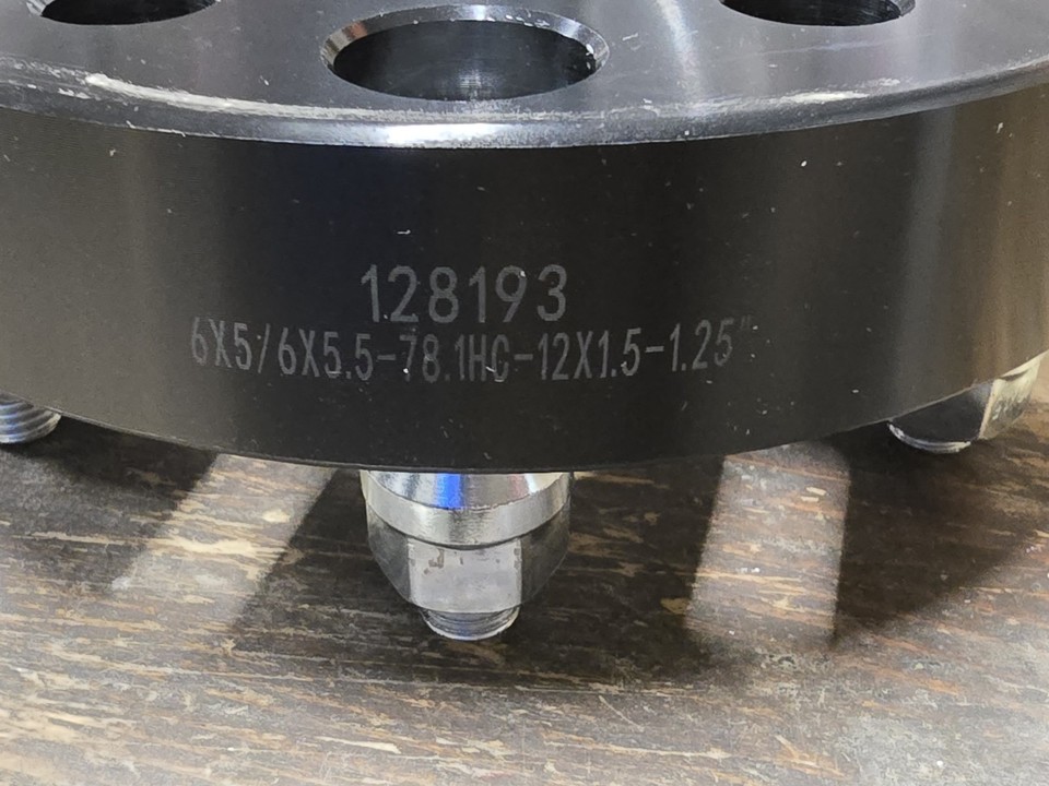 ECCPP 4PCS change bolt pattern from 6x5 to 6x5.5 Wheel Adapters 1.25 ...