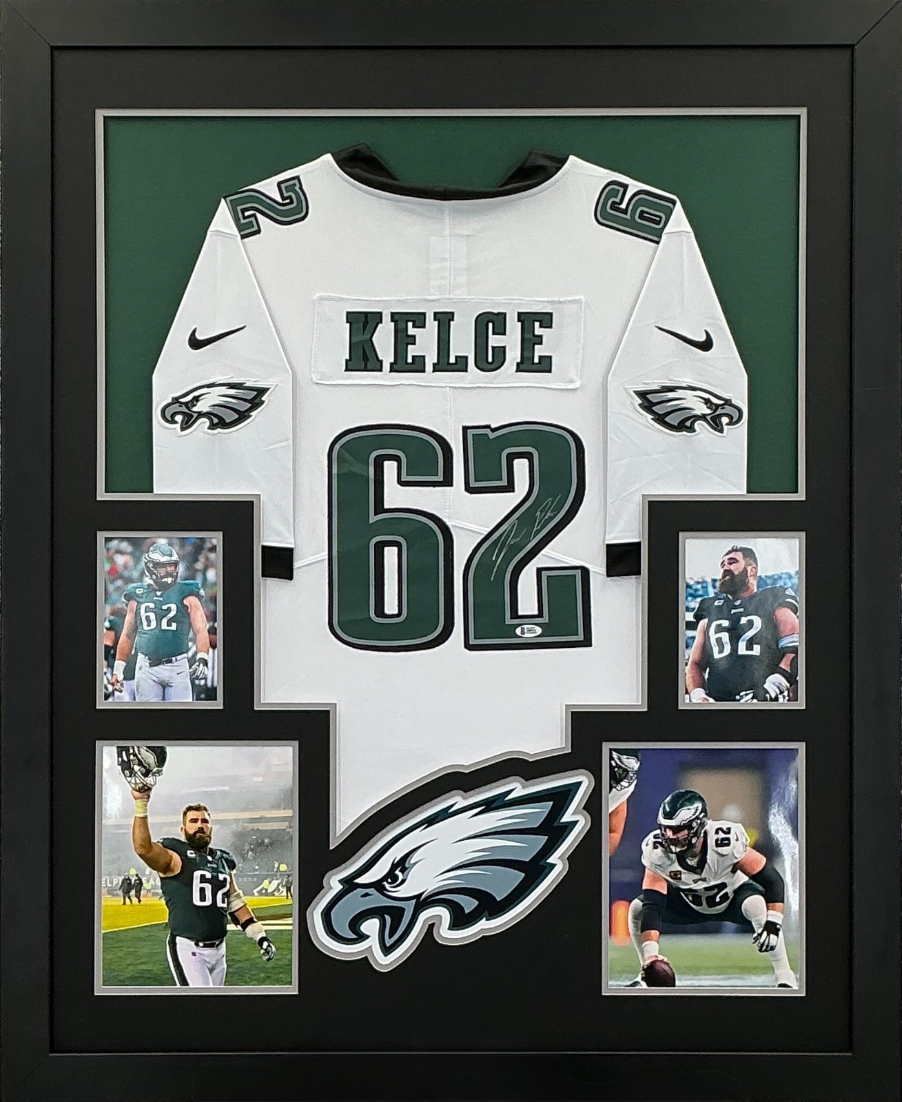 Jason Kelce Autographed Signed Philadelphia Eagles Jersey Framed ...