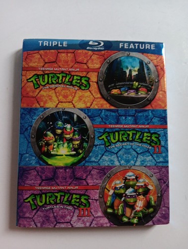 Teenage Mutant Ninja Turtles Triple Feature Blu-ray 2012 TMNT 1, 2 & 3 ...