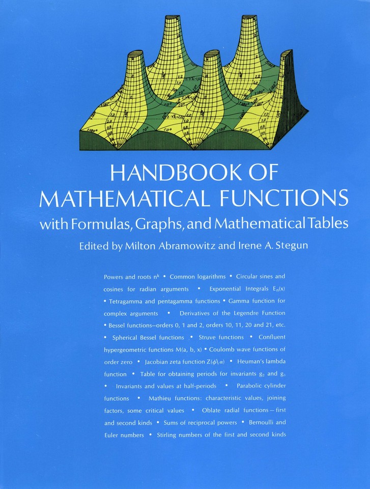 Handbook of Mathematical Functions: with Formulas, Graphs, and ...