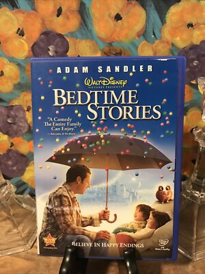 Bedtime Stories (DVD, 2009) Walt Disney Rare Blue Case Adam Sandler ...