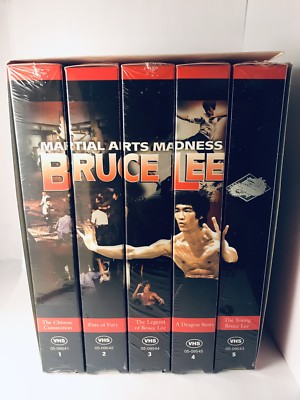 Legend of Bruce Lee - Collection (VHS, 1997, 5-Tape Set) Collector 5 ...