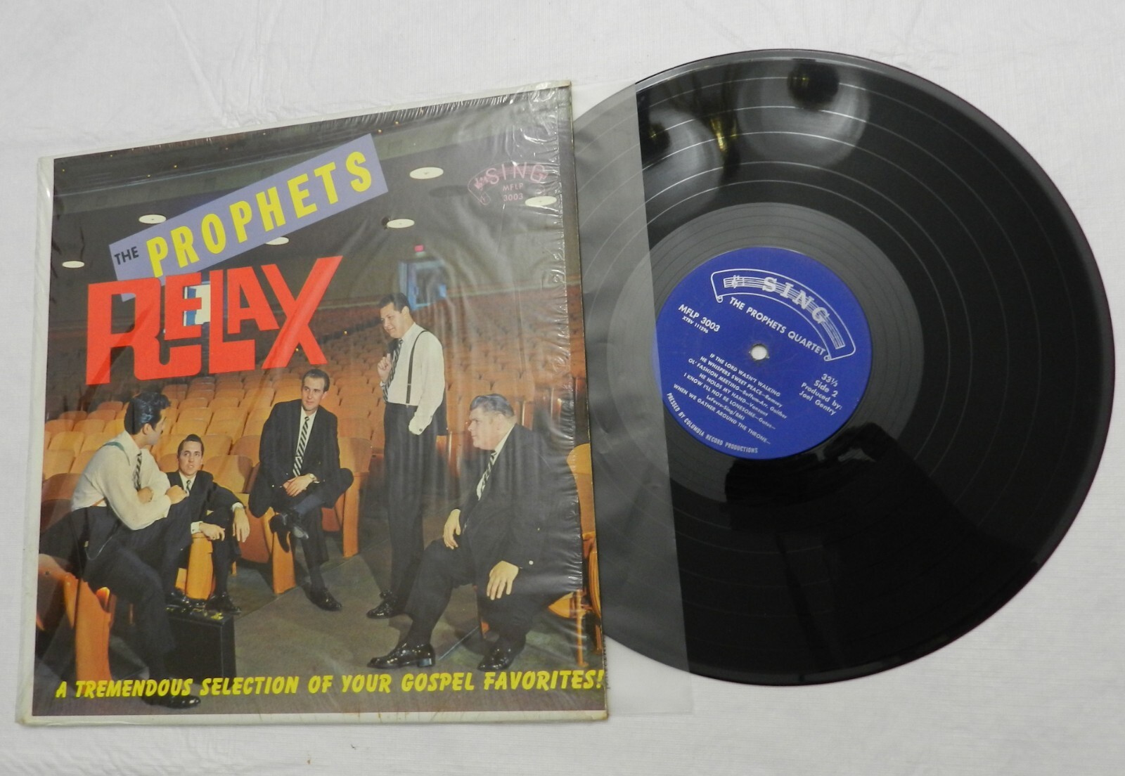 LP, The Prophets - Relax, Sing MFLP 3003, 1968, GOSPEL/FOLK, SR, VG+ | eBay