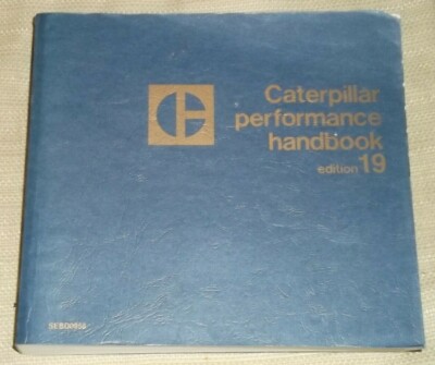 Manuals & Books - Cat Caterpillar Performance Handbook Edition