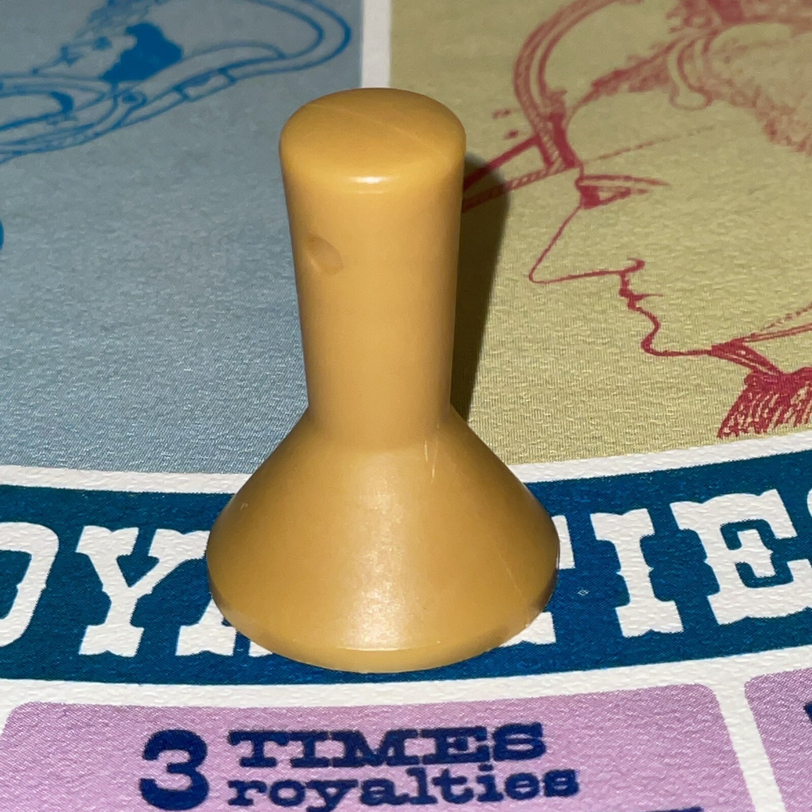 The Inventors Board Game Replacement Pieces (1974) YELLOW Pawn/Token ...