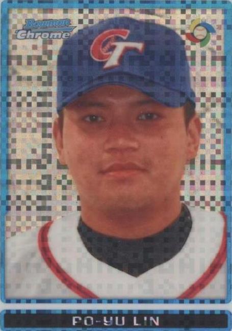 2009 Bowman Chrome - Wbc Prospects Po-Yu Lin #BCW32 X-Fractor /250 (RC ...